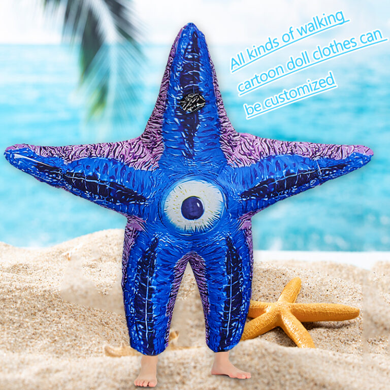Unisex Inflatable Starfish Halloween Costume Cosplay Fancy Dress For ...