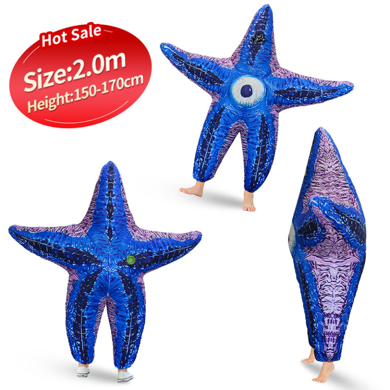 Unisex Inflatable Starfish Halloween Costume Cosplay Fancy Dress For ...