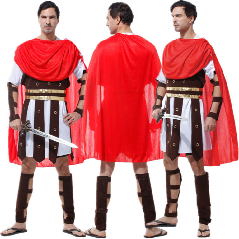 Adult Julius Caesar Roman Gladiator Costume For Masquerade Cosplay ...
