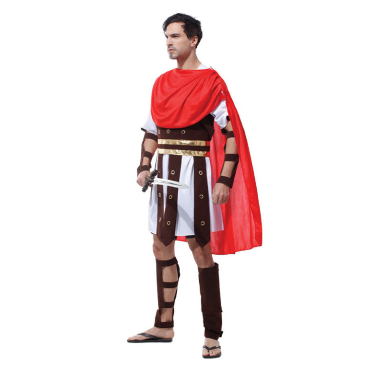 Adult Julius Caesar Roman Gladiator Costume For Masquerade Cosplay ...