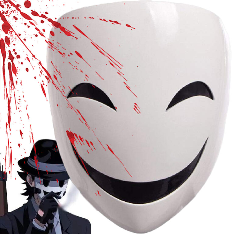 Anime Cosplay Full Face Mask Adjustable Halloween Costume Helmet Adult ...