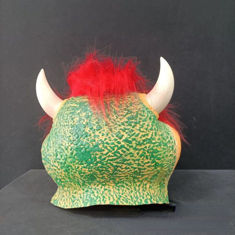 Adult Bowser Cosplay Costume Set Anime Latex Face Mask Gloves ...