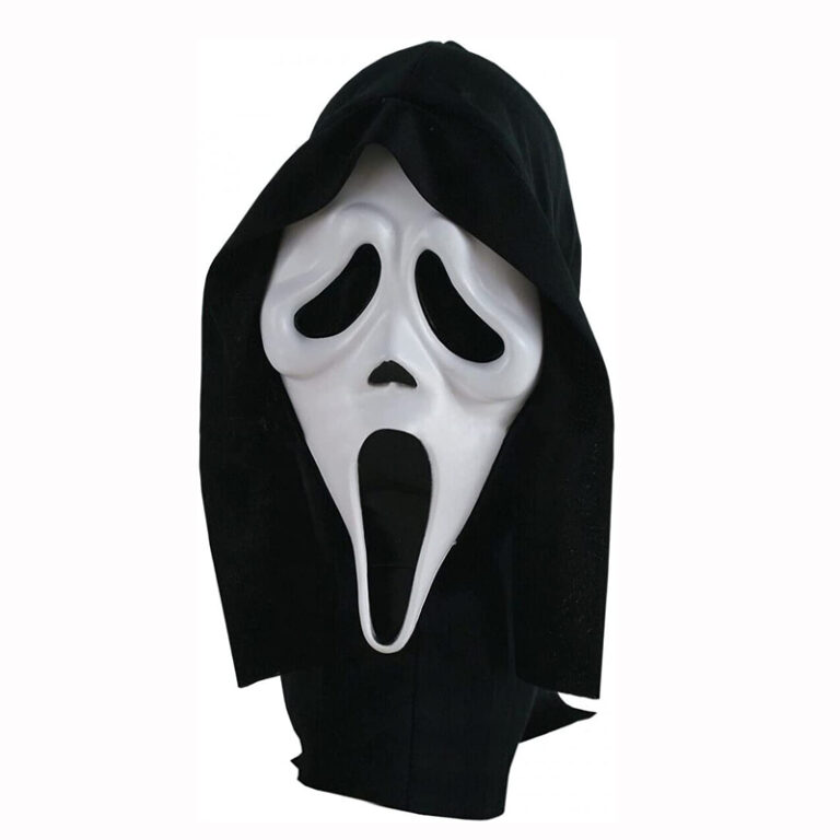 Adult Scream Ghost Face Horror Halloween Mask For Cosplay And Costumes ...