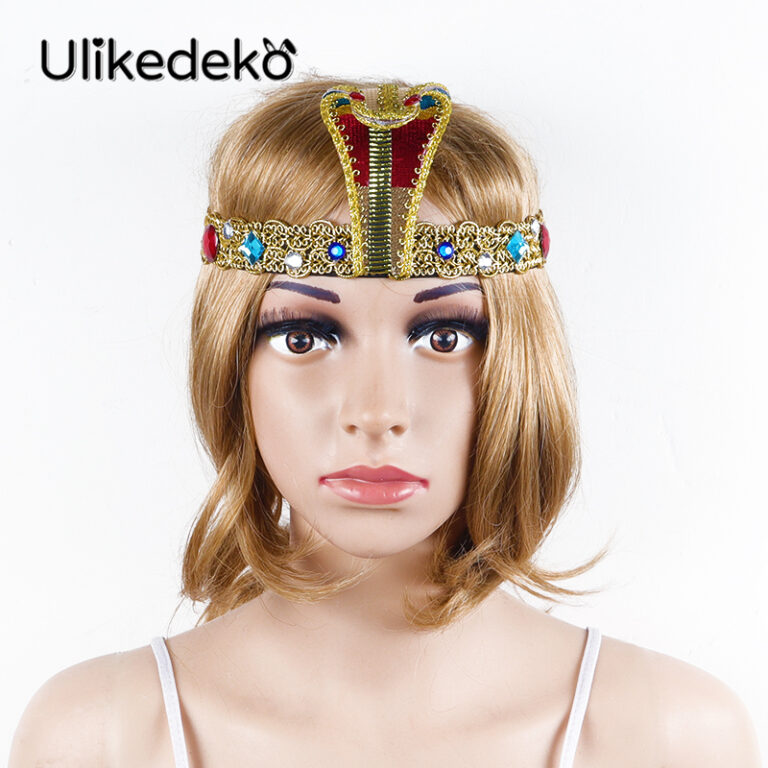 Cleopatra Snake Headdress Sexy Belly Dance Cosplay Halloween Party ...