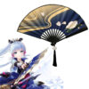 Genshin Impact Kamisato Ayaka Durable Portable Cosplay Folding Fan Gift ...