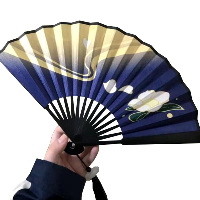 Genshin Impact Kamisato Ayaka Durable Portable Cosplay Folding Fan Gift ...