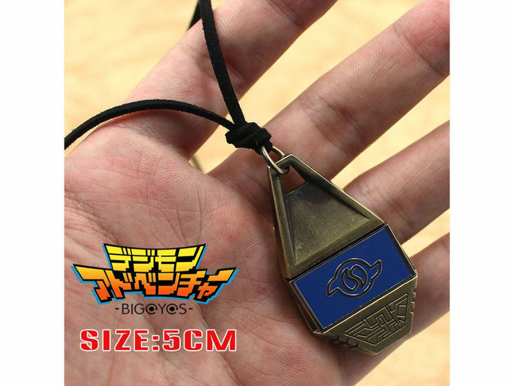 Digimon Adventure Crest Tag Magnetic Necklace Evolution Badge Toy Gift ...